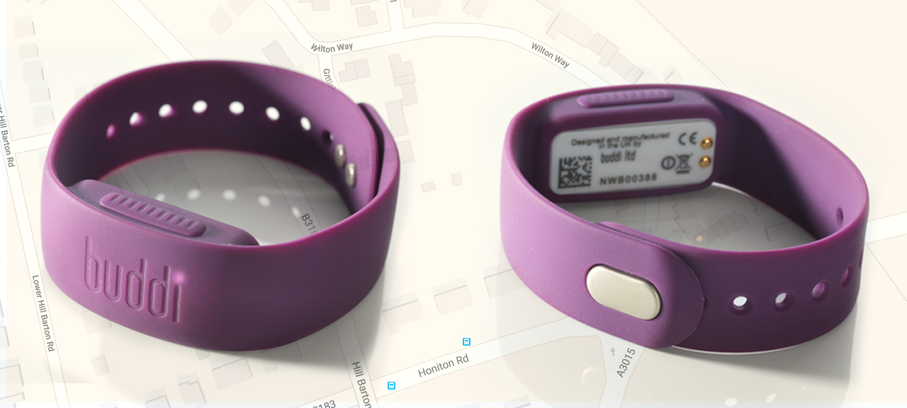 Tracking Wristband to show an at-risk person’s location