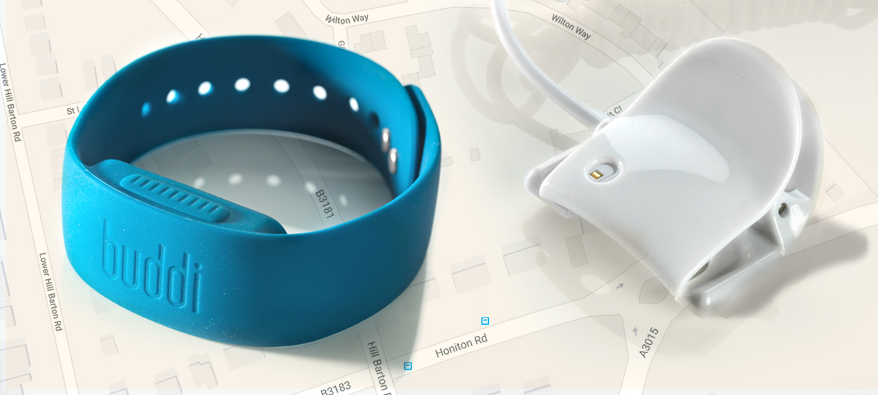 Tracking Wristband to show an at-risk person’s location